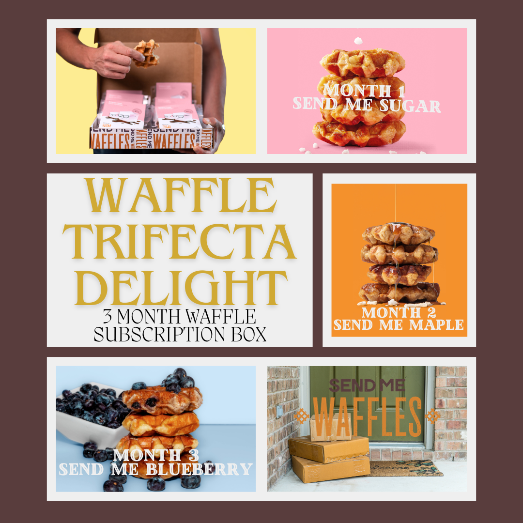 Waffle Trifecta Delight Box - A 3 Month Subscription - A different Box ...